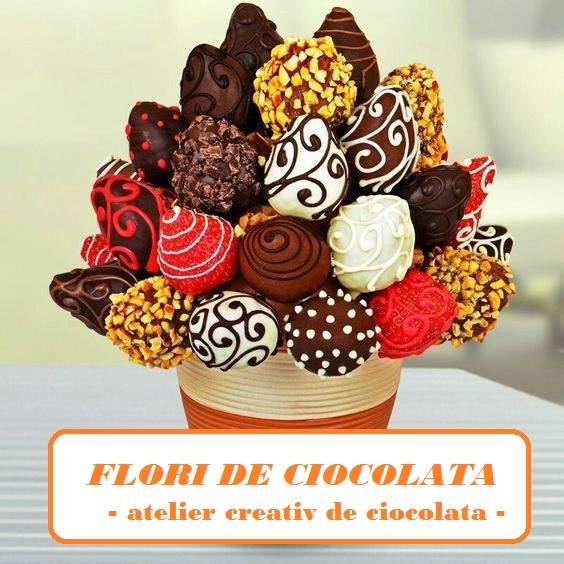 Flori de ciocolată - Casa cu rost